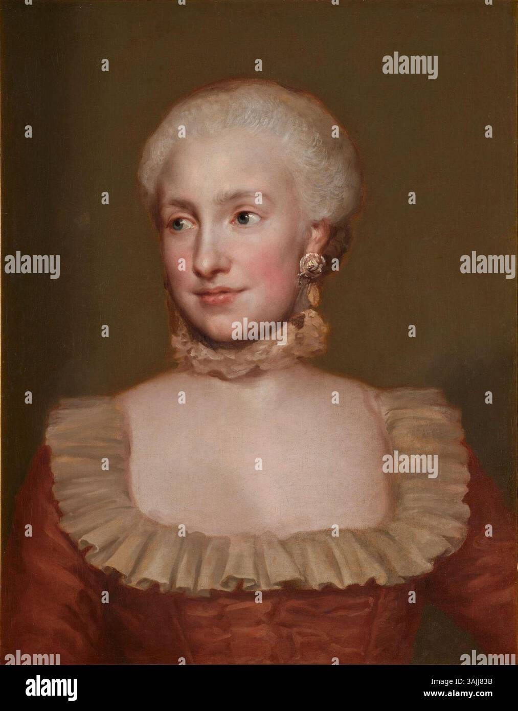 This 18th-century portrait by Anton Raphael Mengs depicts Isabella ...