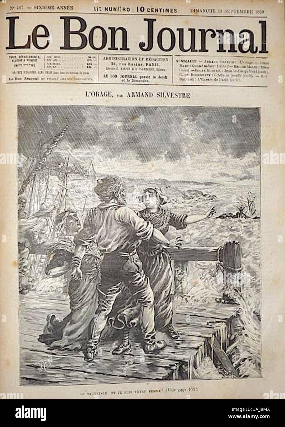 19th century french periodicals hi-res stock photography and images - Alamy