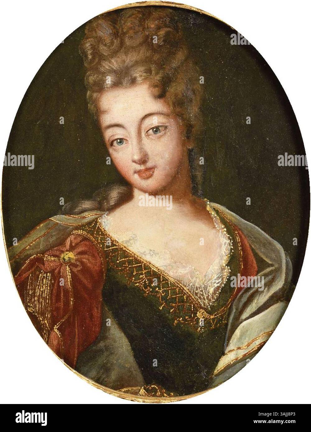 This presumed portrait depicts Marie Angélique de Scorailles, Duchess ...