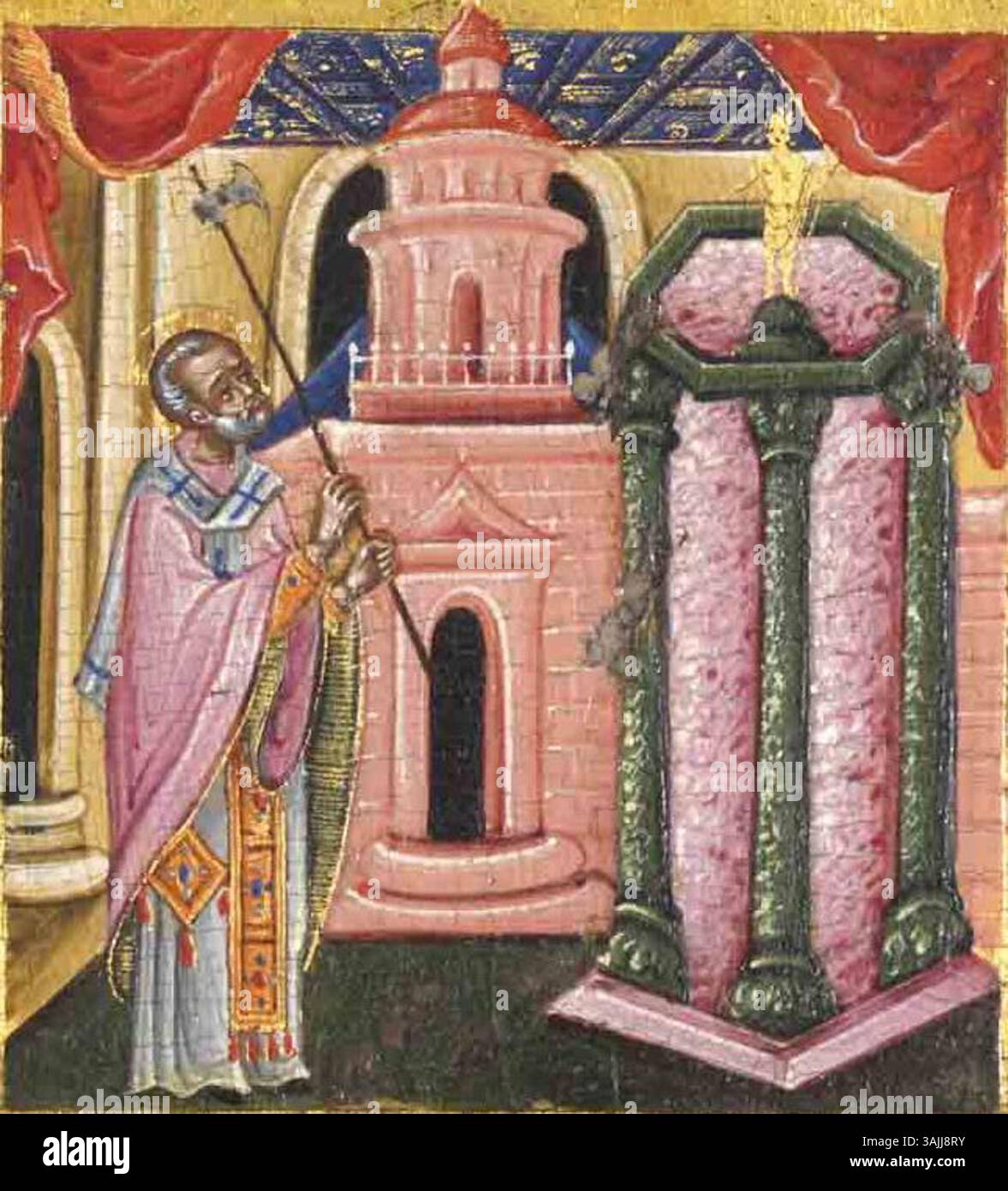 This icon by Theodore Poulakis, created between 1650 and 1692, depicts ...