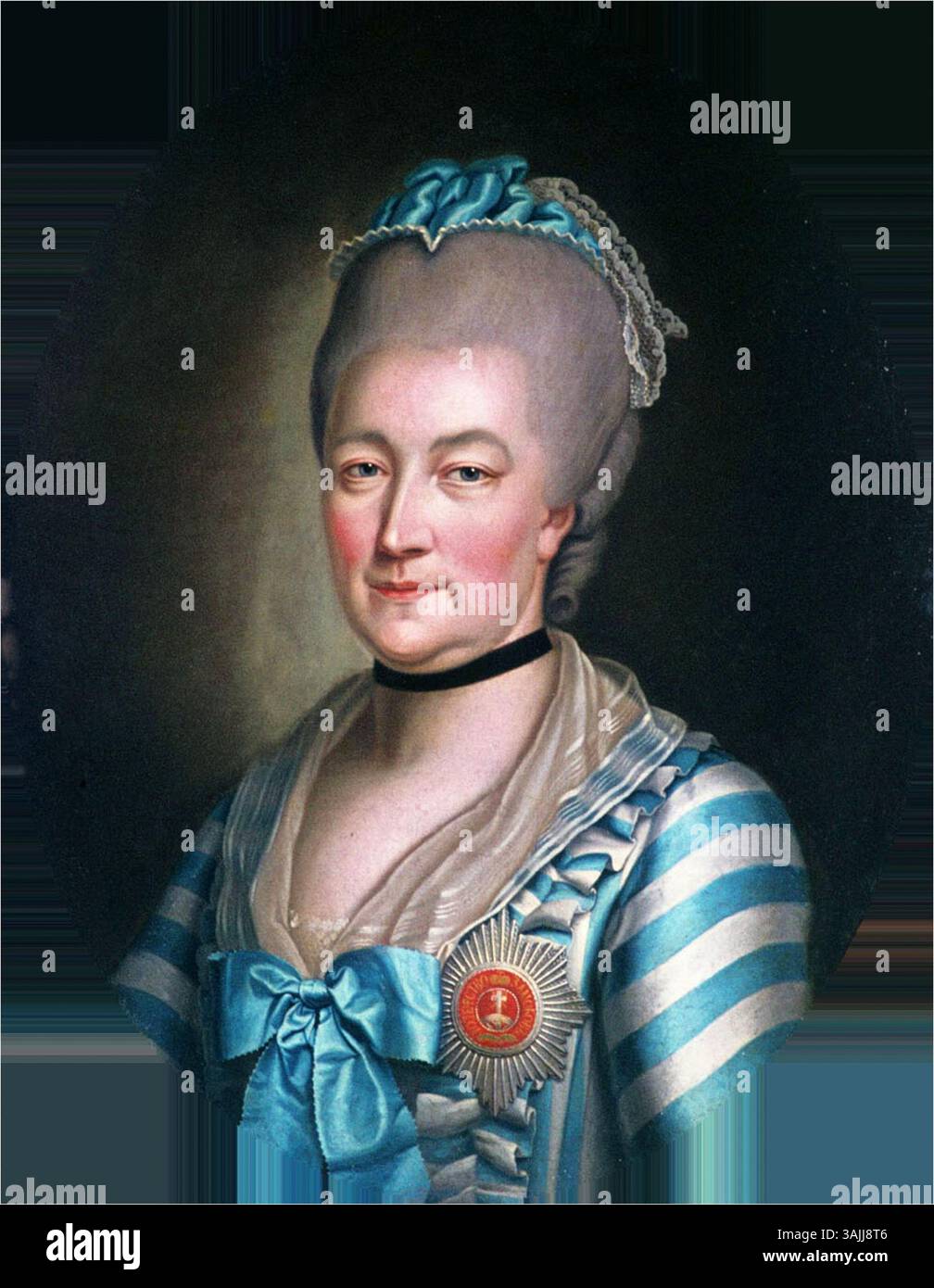 Portrait of Countess Palatine Caroline of Zweibrücken, wife of Ludwig ...