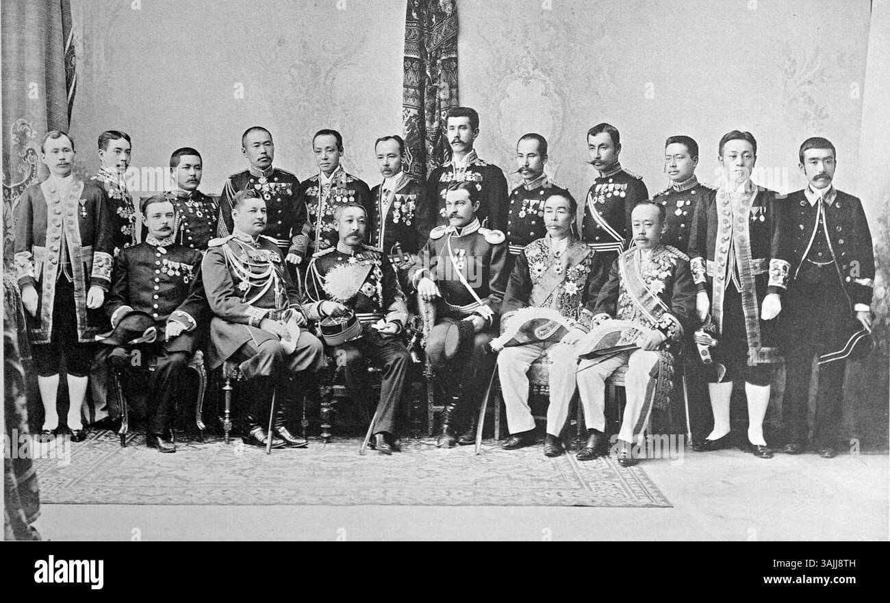 Representatives of Japan at the 1896 coronation of Nicholas II, Emperor ...