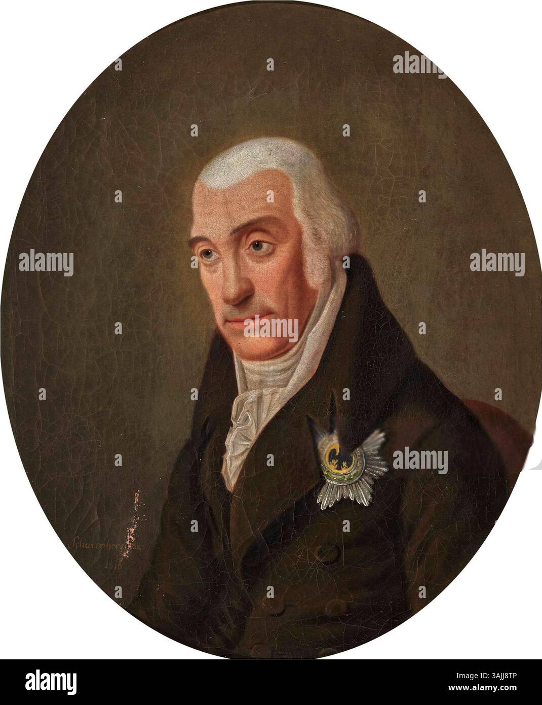 Adolph Scharenberg's 1816 portrait of Charles II, Grand Duke of ...