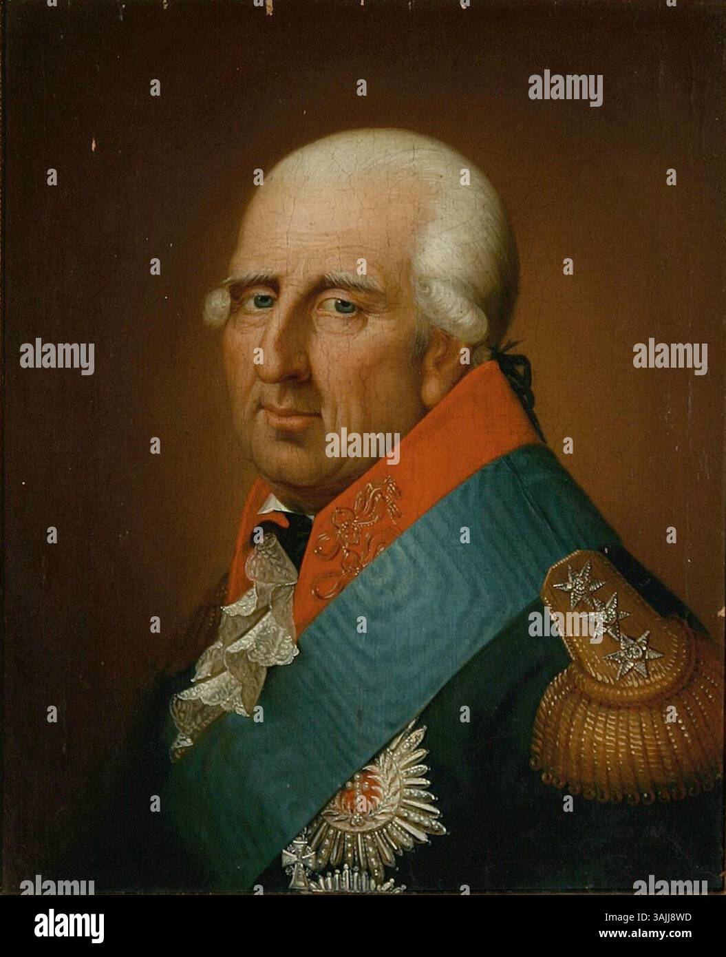 This portrait of Admiral Jørgen Balthazar Winterfeldt, painted between ...