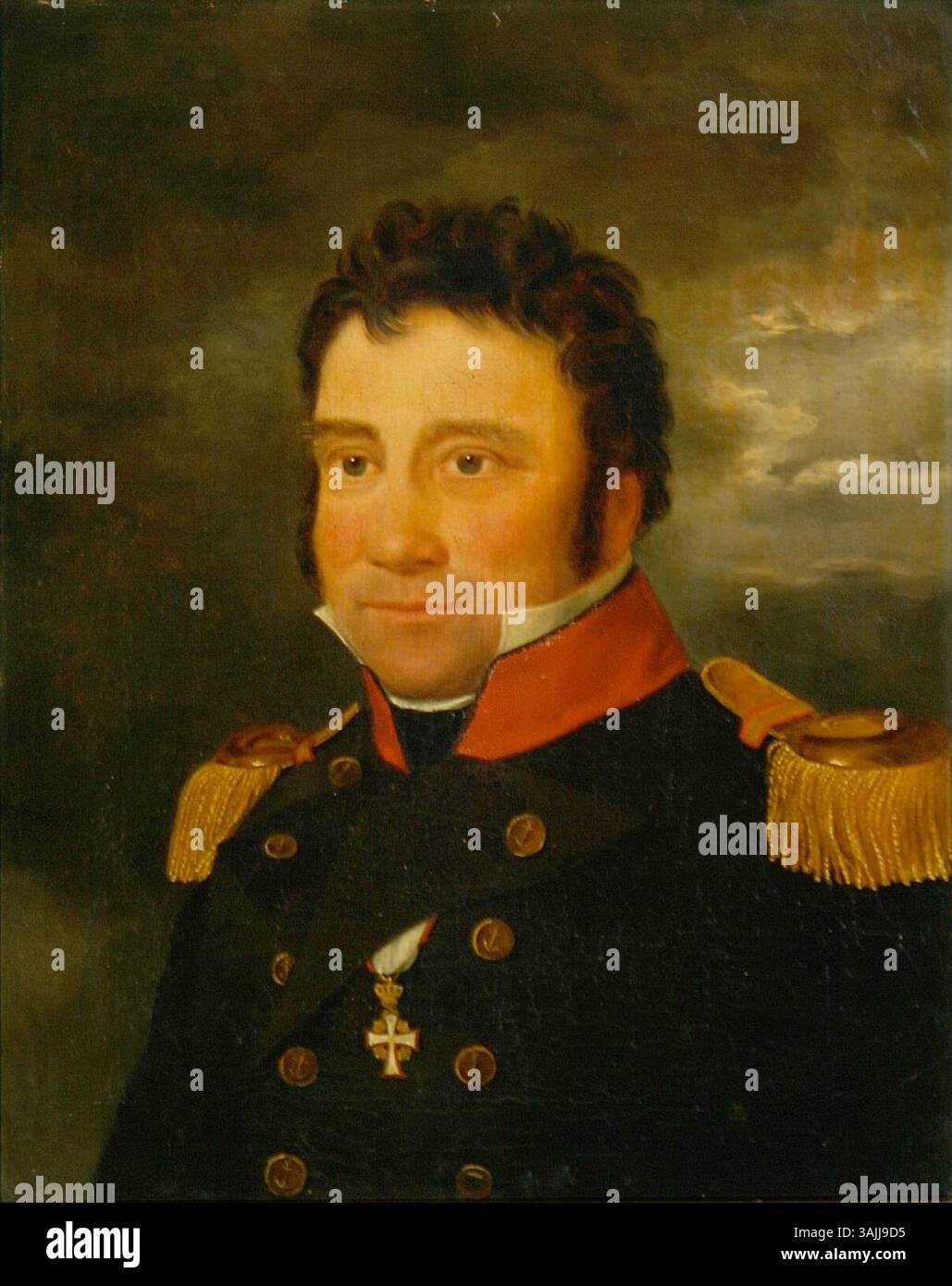 Portrait of Rear Admiral Anthonius Krieger (1776-1847), painted between ...
