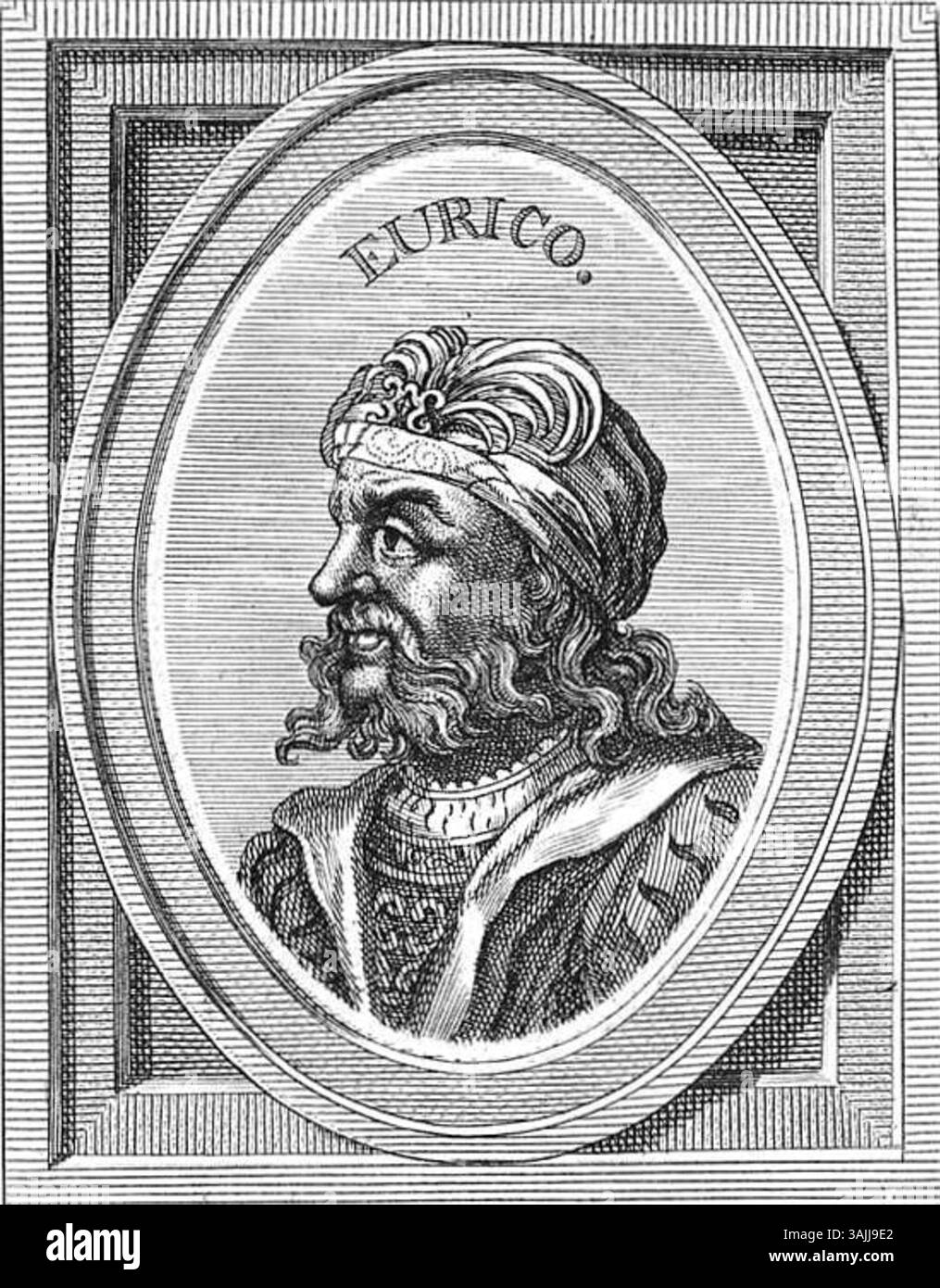 This portrait by Arnold van Westerhout, titled *Eurico-rey-visigodo ...