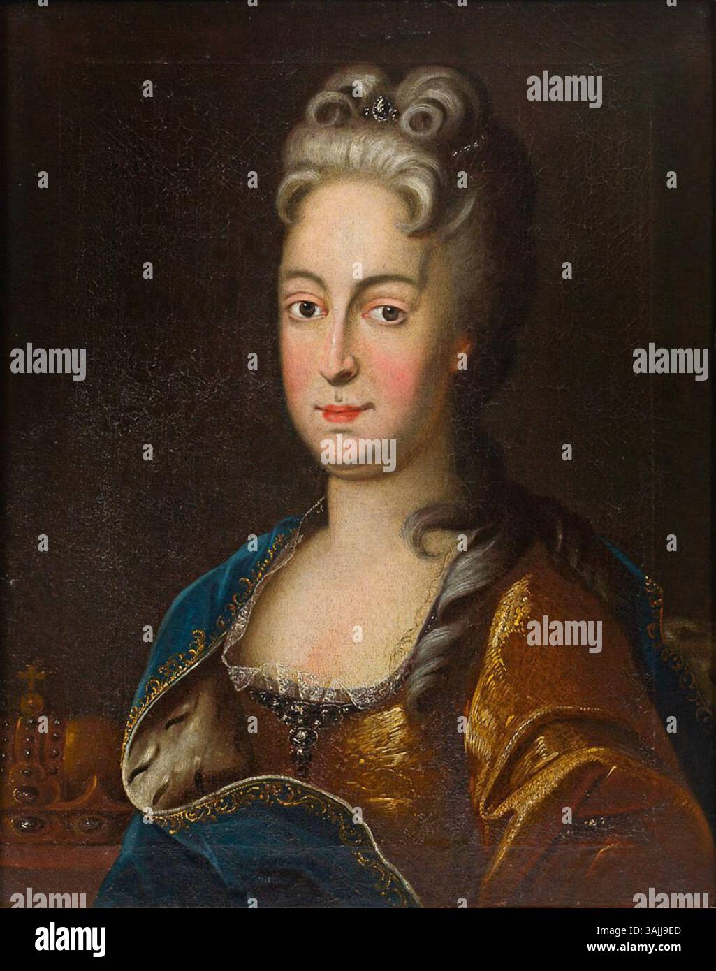 Portrait of Empress Wilhelmine Amalia of Brunswick-Lüneburg, created by ...