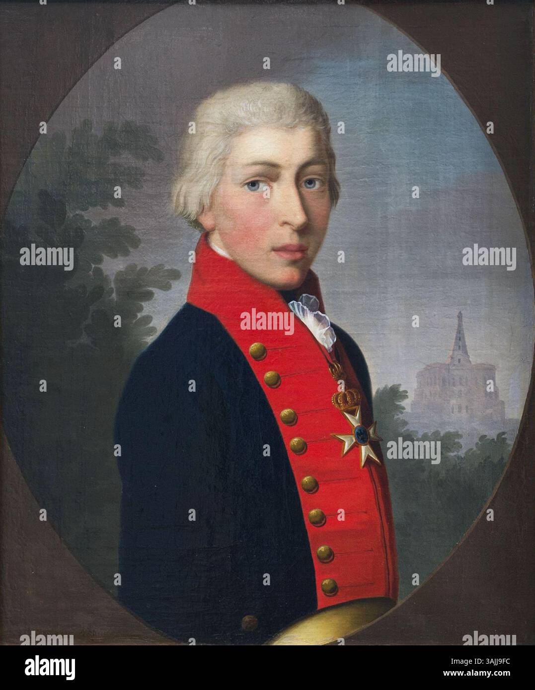 This 1806 oil on canvas portrait by Andreas Range depicts Wilhelm II of ...