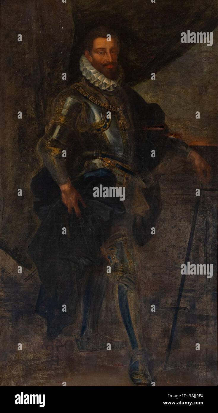 This 16th-century portrait depicts Duke Emanuele Filiberto of Savoy ...