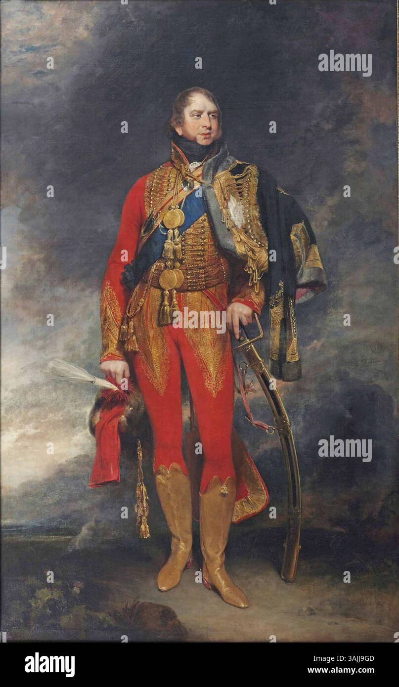 This 19th-century portrait depicts Ernest Augustus I of Hannover, born ...