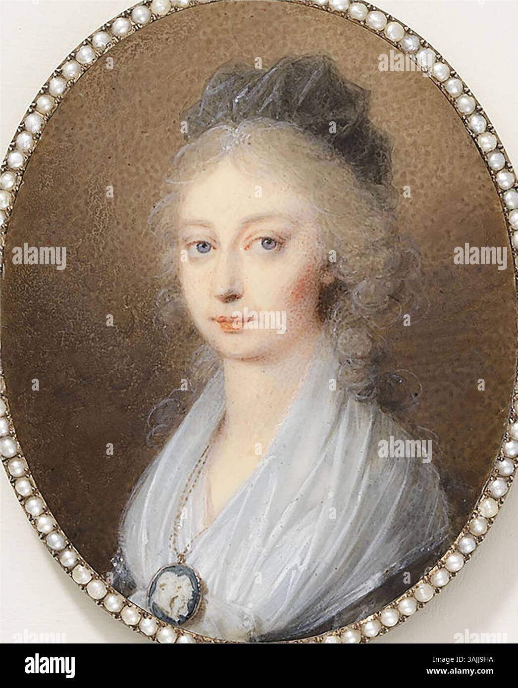 Heinrich Füger’s 1795 miniature portrait depicts Marie Thérèse ...