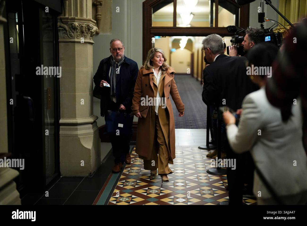 Minister of Foreign Affairs Melanie Joly arrives to a cabinet committee ...