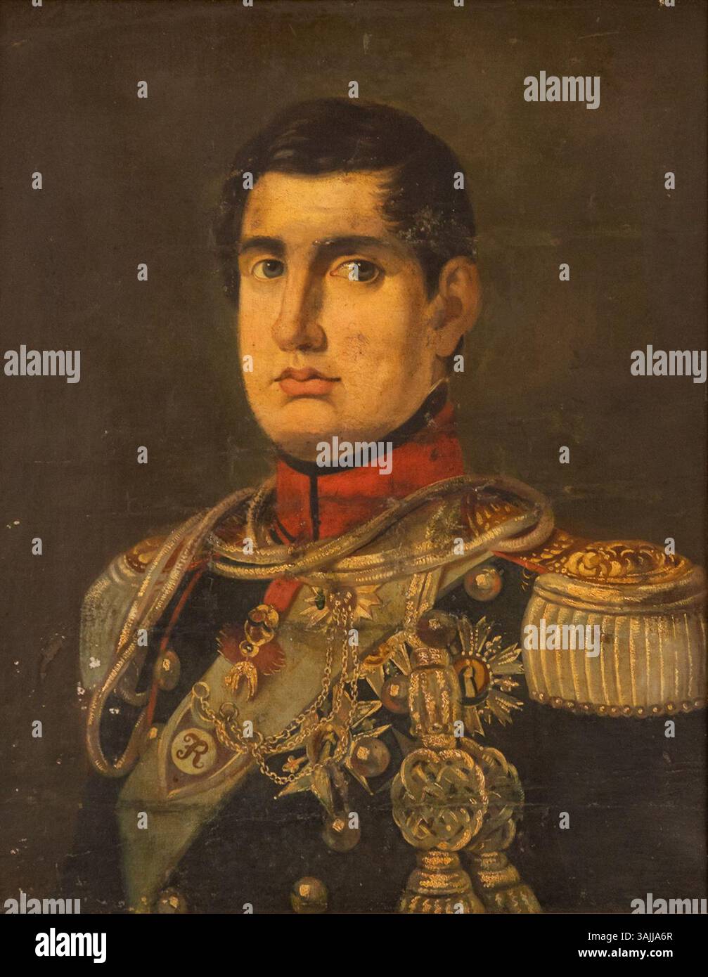 The 1840 portrait of King Ferdinand II of Bourbon is an example of 19th ...