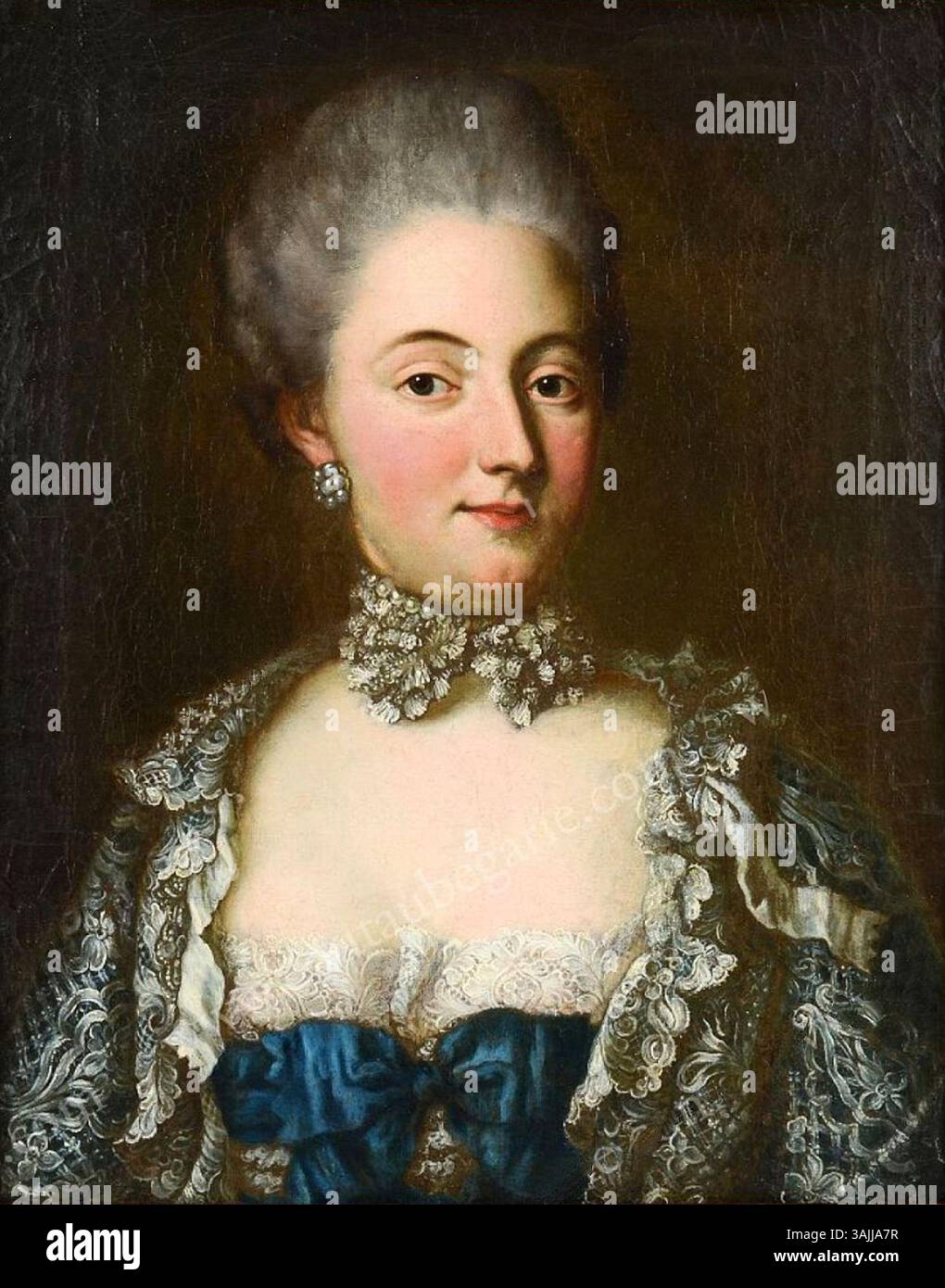 This presumed portrait of Marie Antoinette, attributed to Gabrielle ...