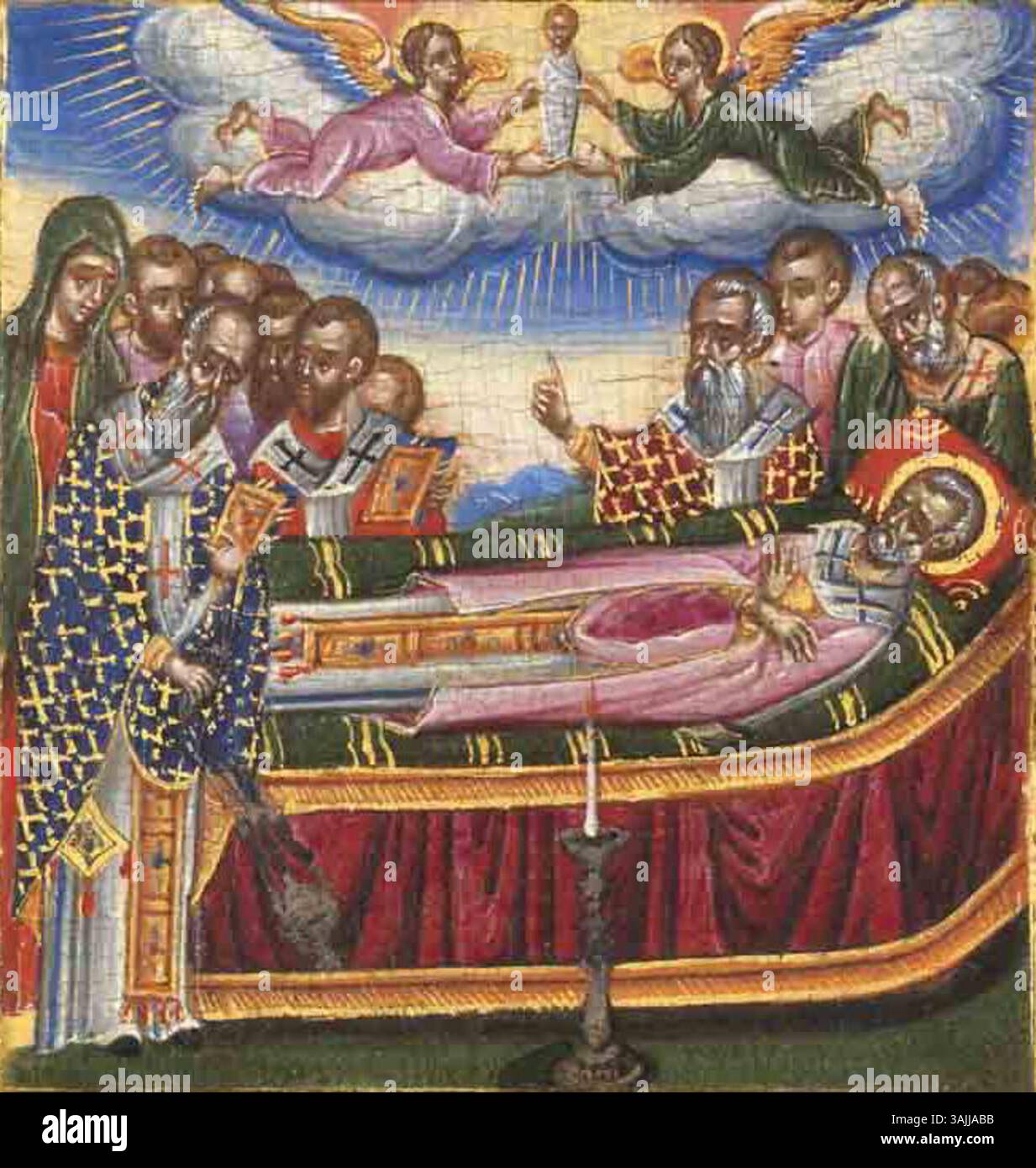 This icon by Theodore Poulakis, created between 1650 and 1692, depicts ...