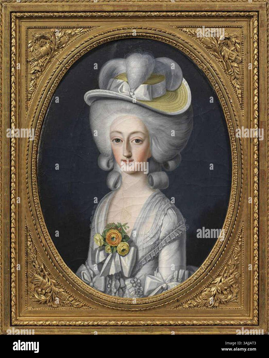 This 18th-century portrait depicts Princess Maria Anna of Savoy, wife ...