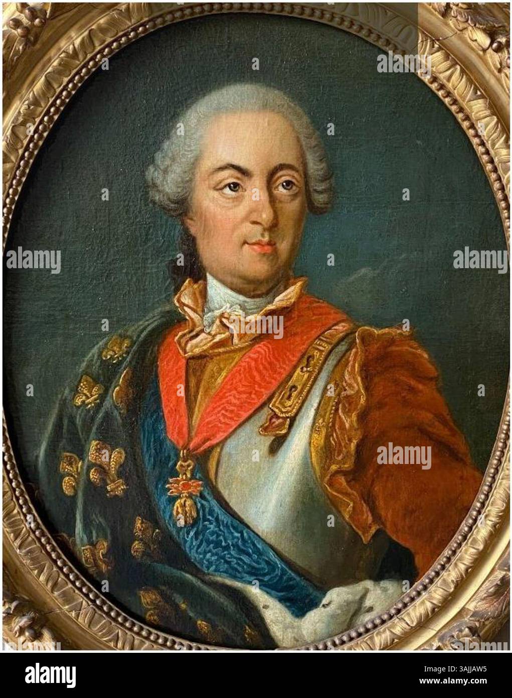 This 18th-century portrait, likely by a pupil of Louis-Michel van Loo ...