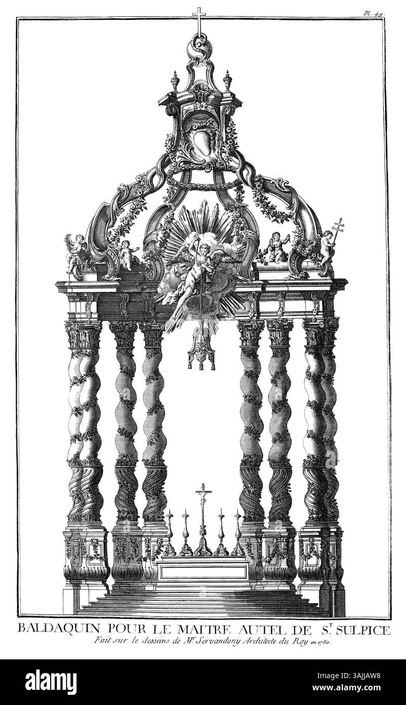 Baroque altar design Cut Out Stock Images & Pictures - Alamy