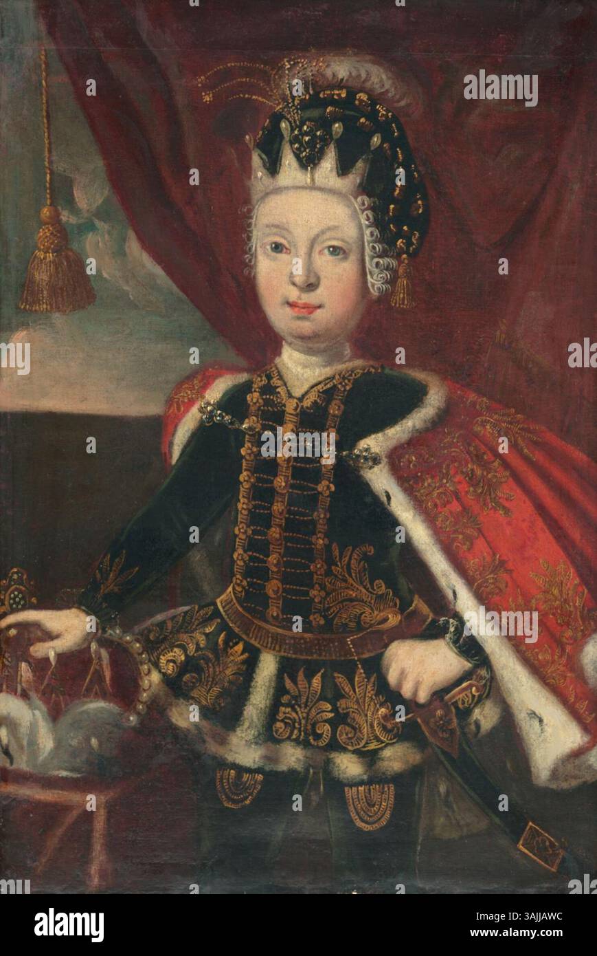 This 18th-century oil painting, attributed to an unidentified artist ...