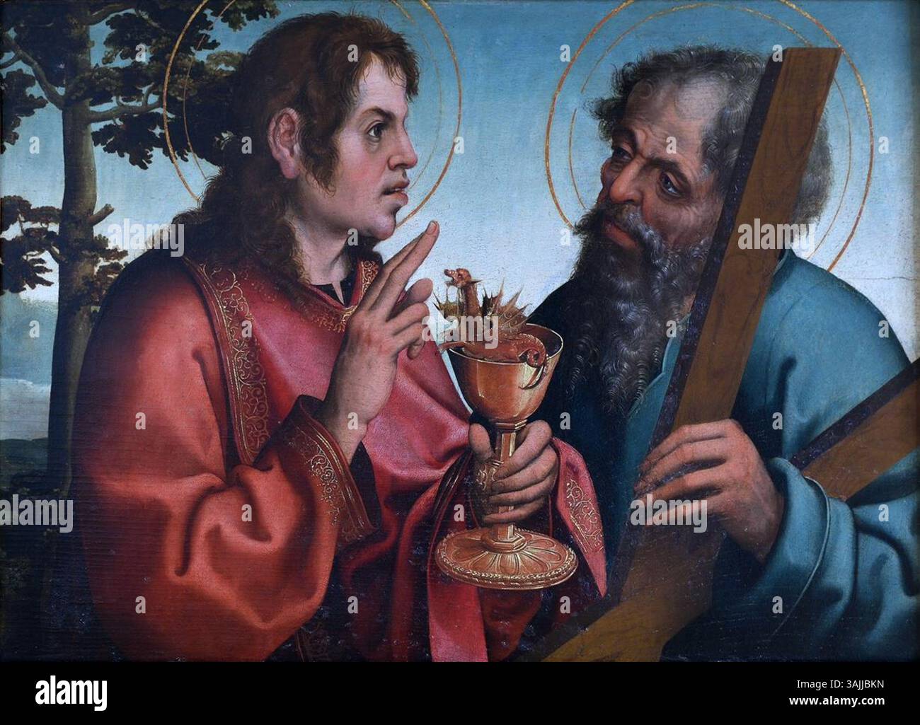 A painting by Grão Vasco from circa 1529, part of the predella of the Saint Peter altarpiece. It ...