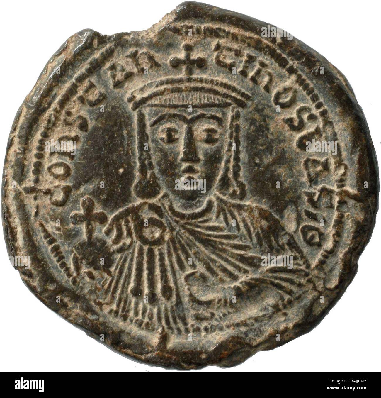 The 791 seal of Constantine VI, titled 'CONSTANTINOS BASILEUS', was ...