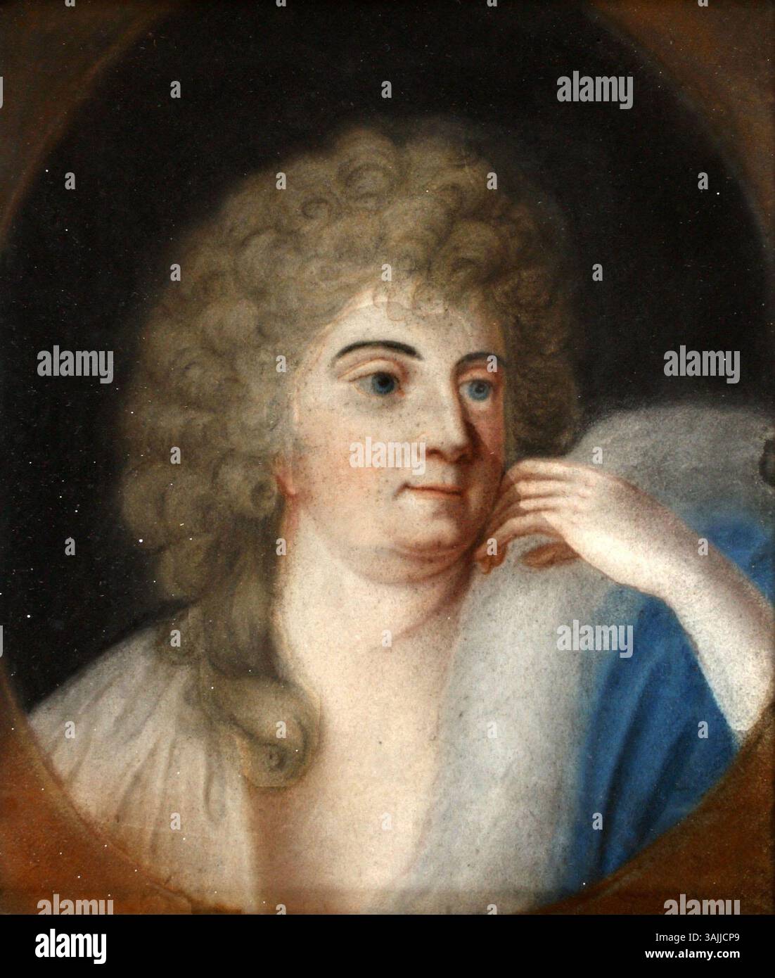 This 18th-century portrait features Sophie Caroline Marie of Brunswick ...