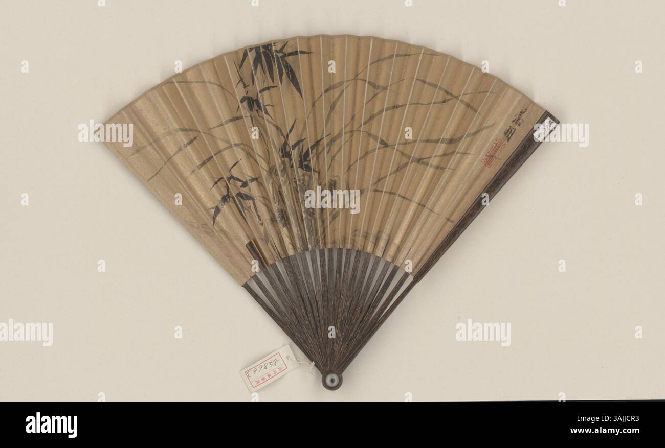 Wen Zhengming (1470–1559), a renowned Chinese artist, created this fan ...