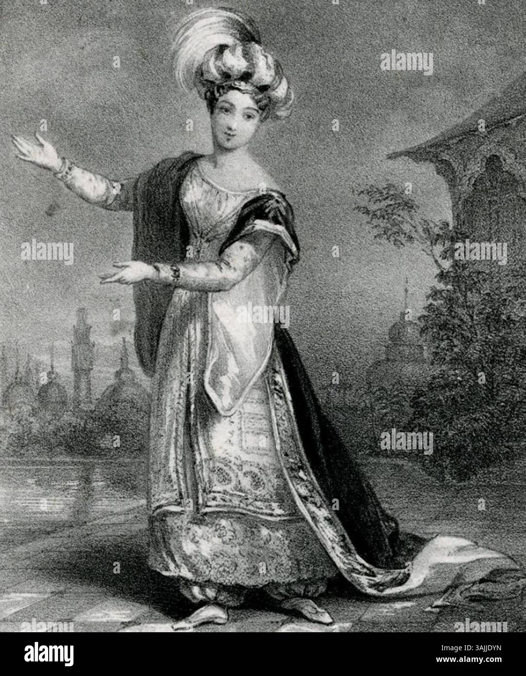 This 1826 portrait by John Hayter of soprano Rosalbina Caradori, as ...