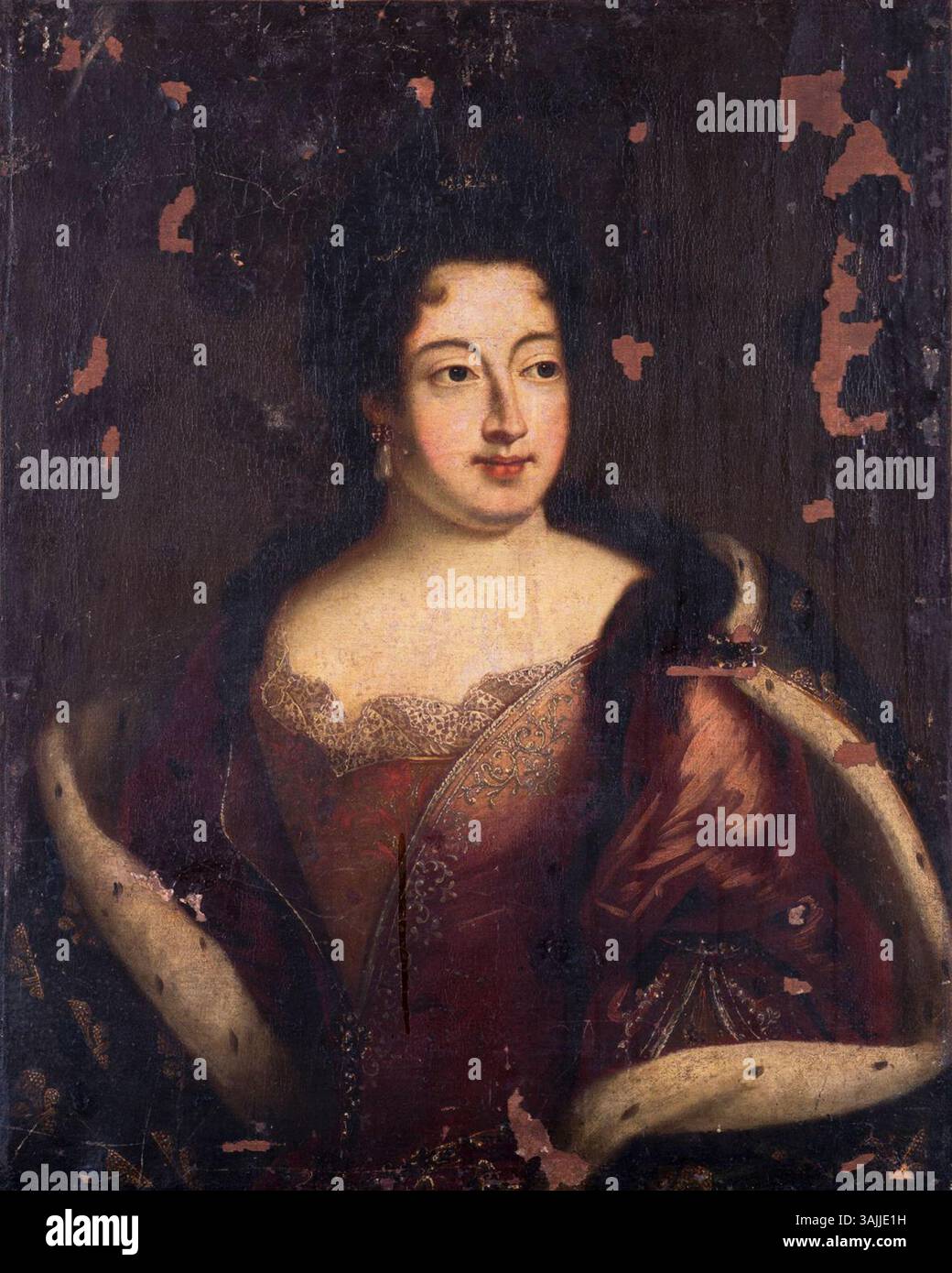 The portrait, dating from the turn of the 17th-18th century, is ...