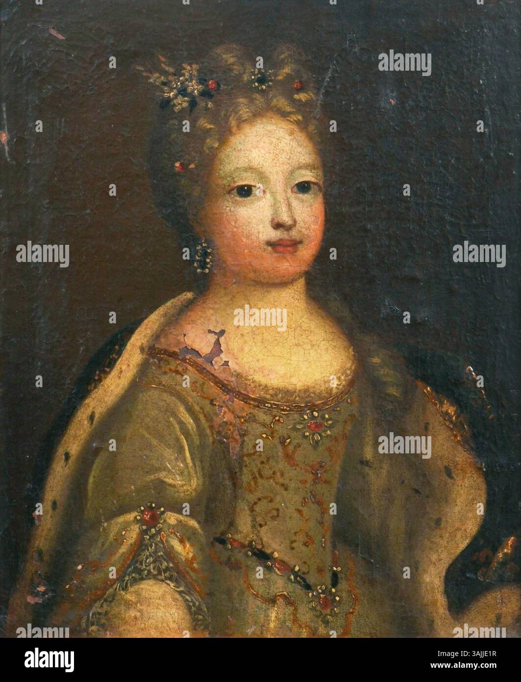 This 18th-century portrait by Pierre Gobert’s school depicts a young ...