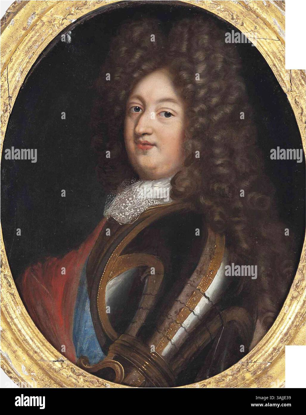 This late 17th-century portrait depicts Louis, the Grand Dauphin of ...