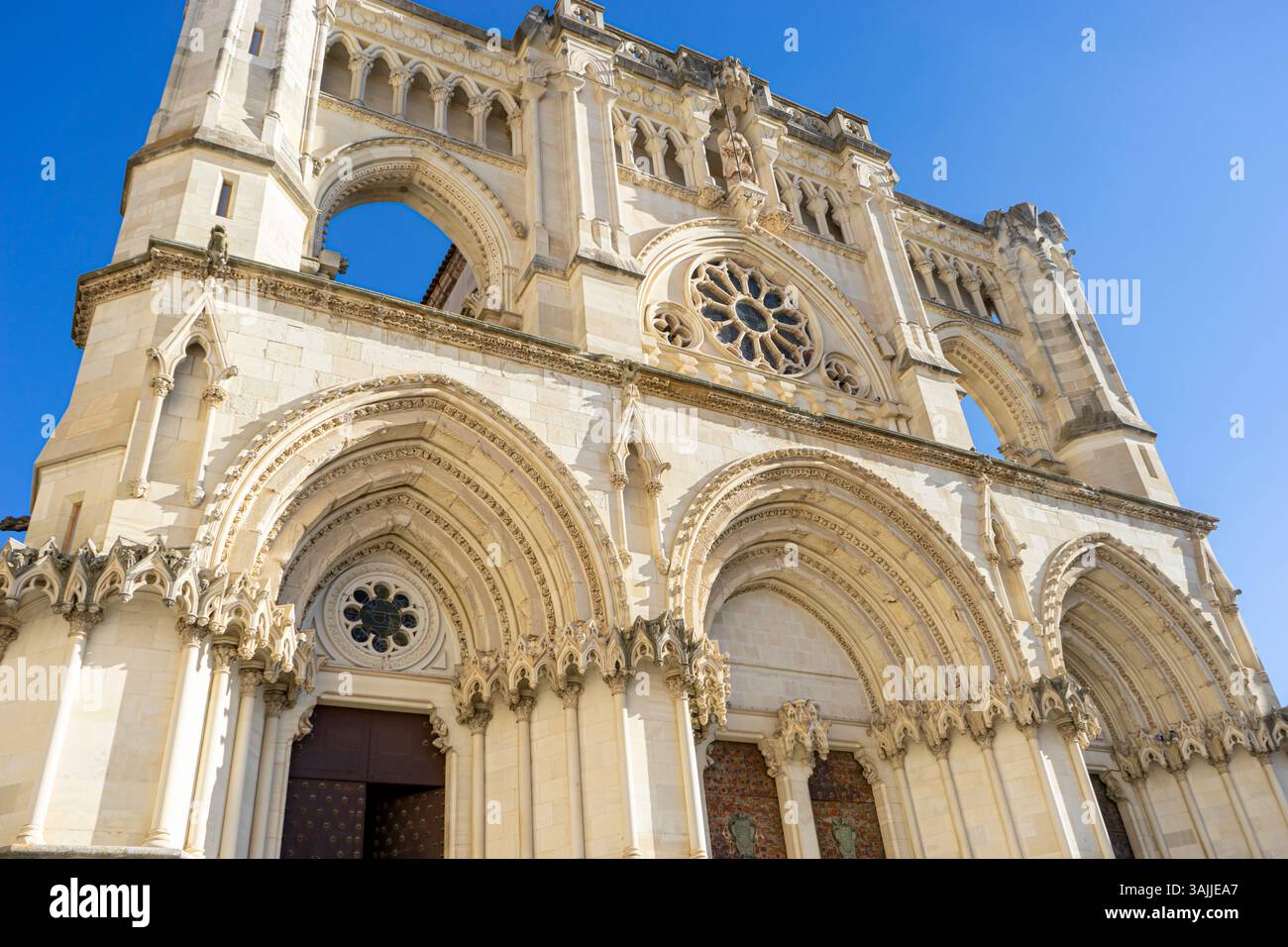 Remarkable Cathedral of Cuenca: Spanish Architectural Beauty Stock ...
