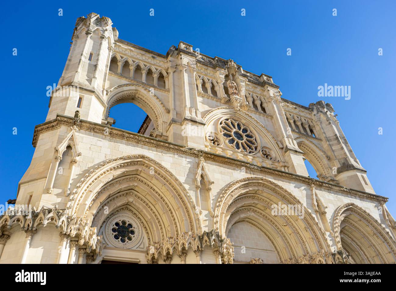 Gorgeous View of Cuenca Cathedral in Spain Stock Photo - Alamy