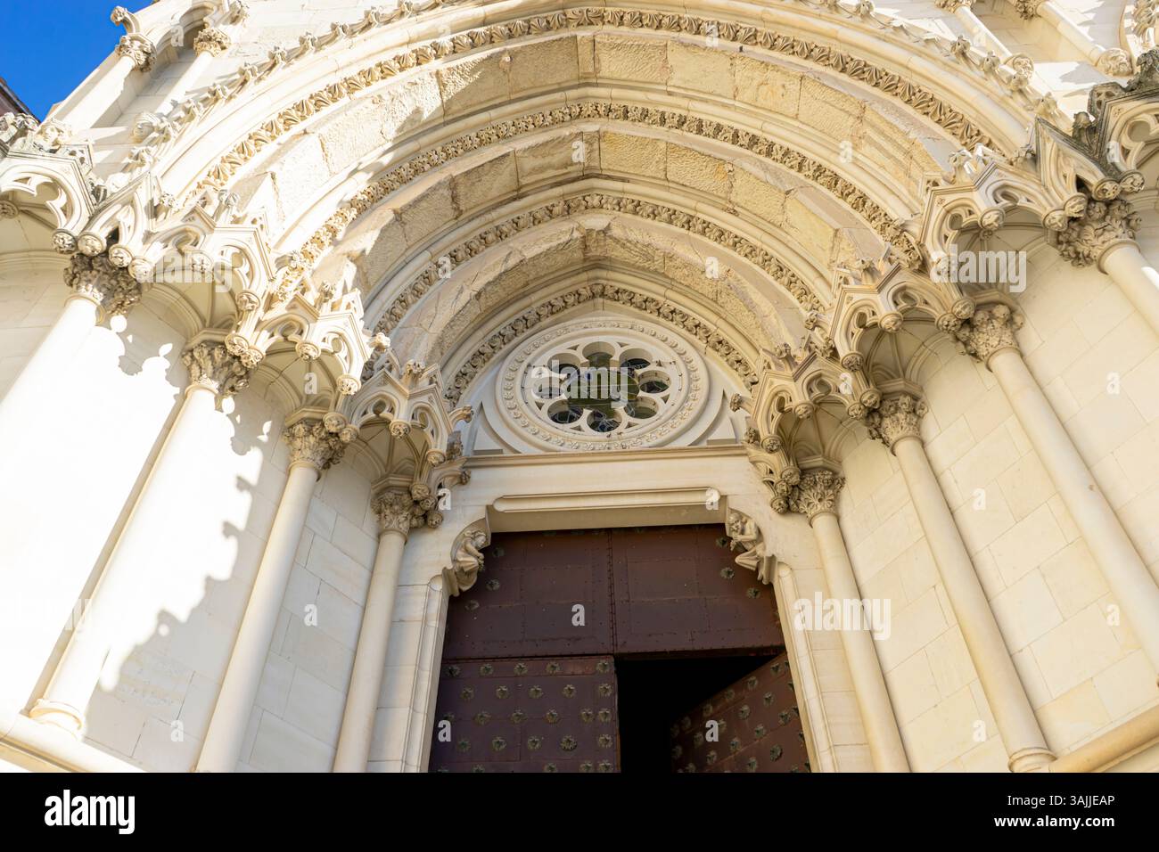 Cuenca Cathedral's Stunning Facade in Spain Stock Photo - Alamy