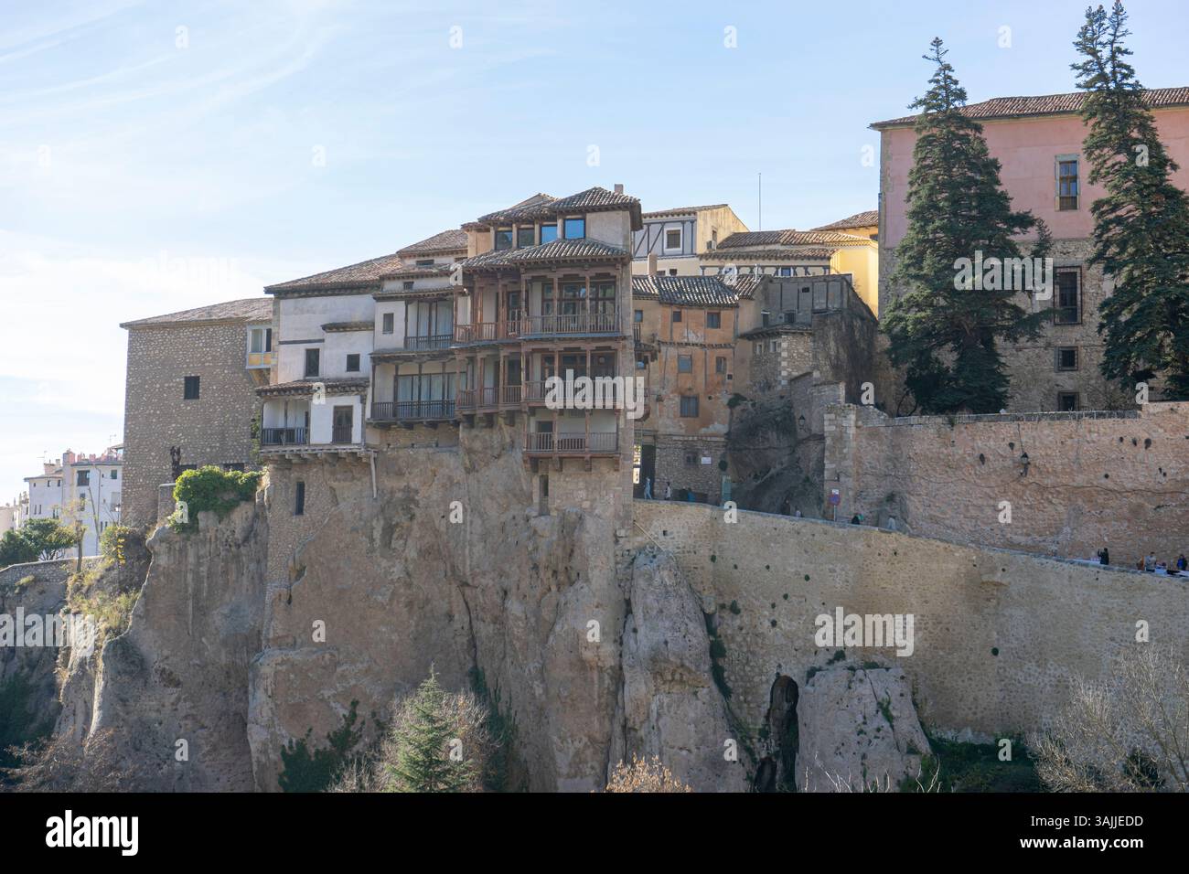 Evening View of Casa Colgadas – Enchanting Hanging Houses in Cuenca ...