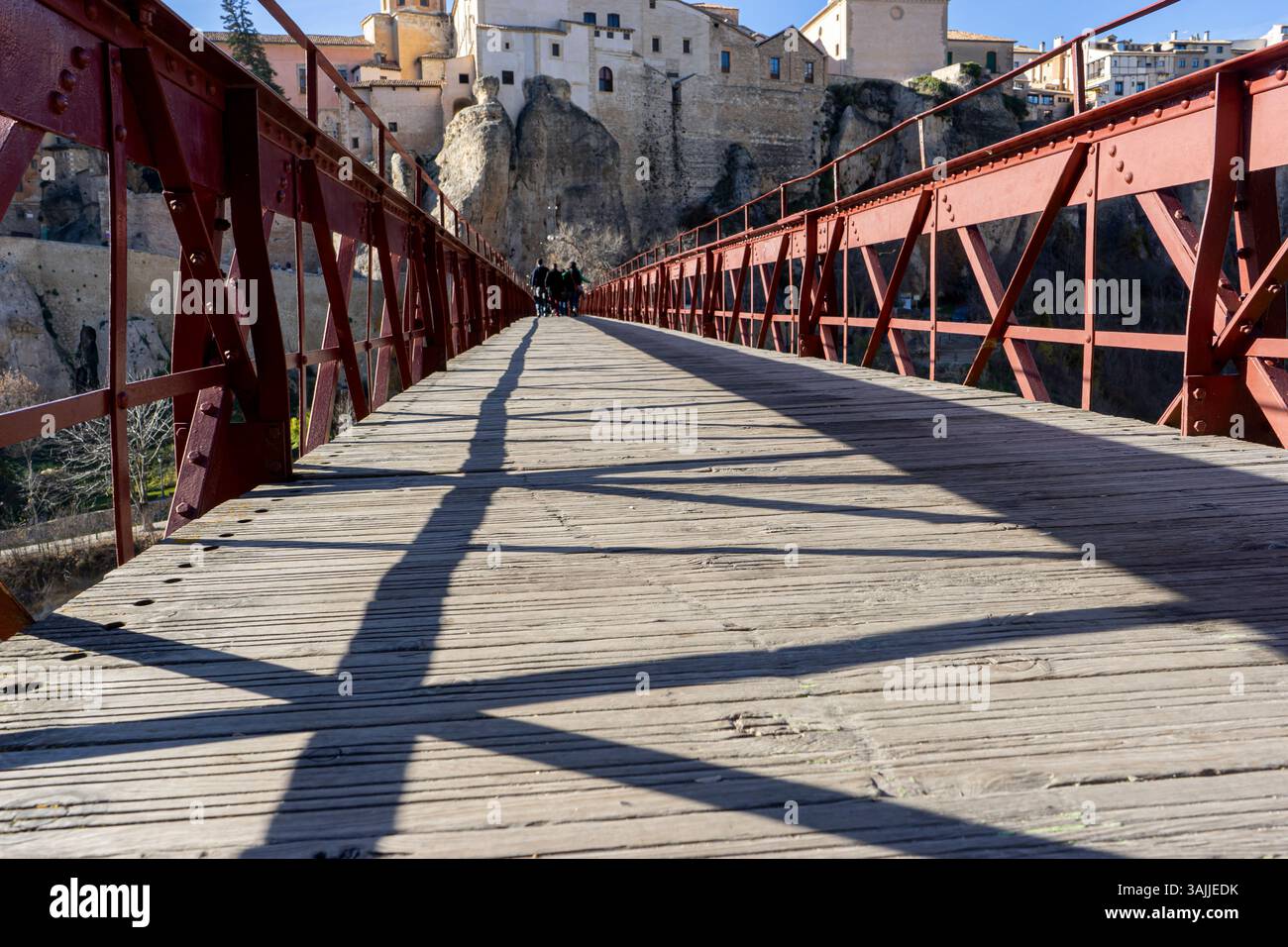 Architectural Wonder: Iron Bridge in Cuenca, Spain Stock Photo - Alamy
