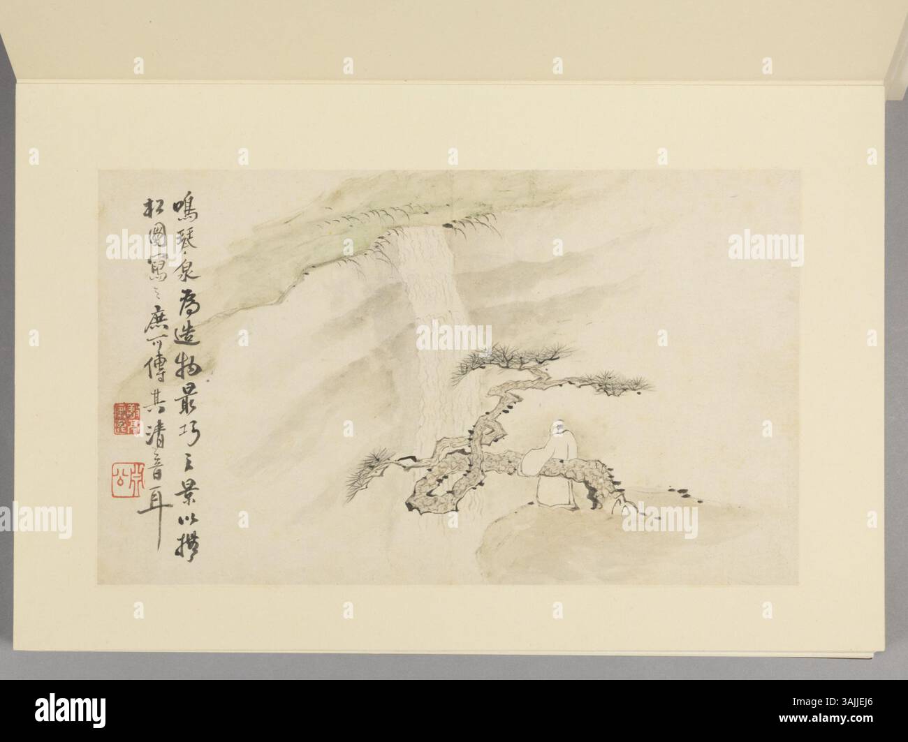Mei Qing's (1623–1697) painting in the Huangshan Album, housed at The ...