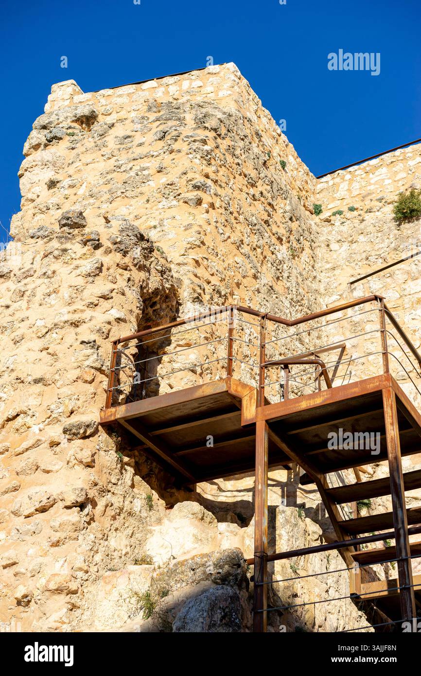 Entrance Details of Cuenca's Medieval City Wall Stock Photo - Alamy
