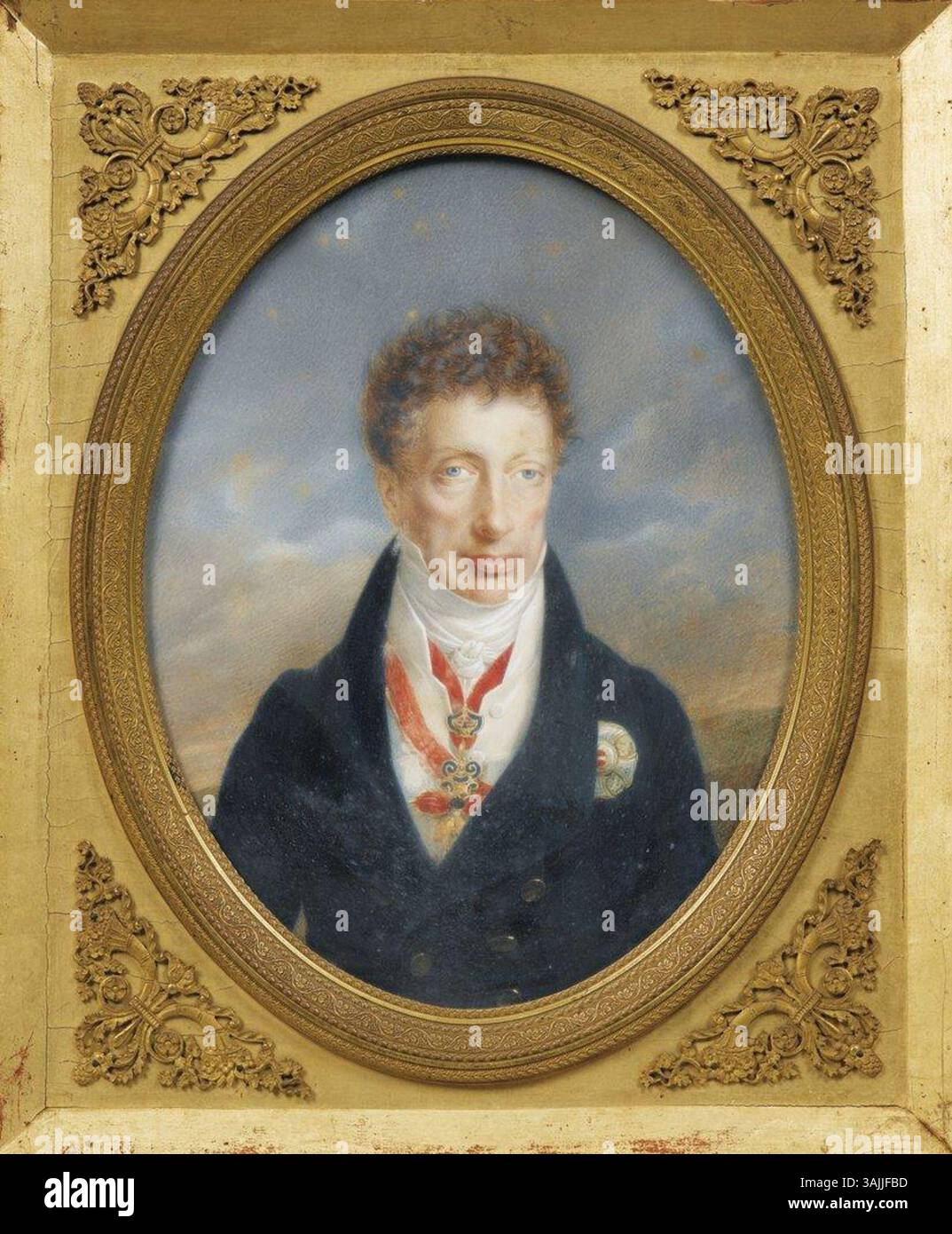 This portrait by Friedrich Johan Gottlieb Lieder, circa 1823, depicts ...