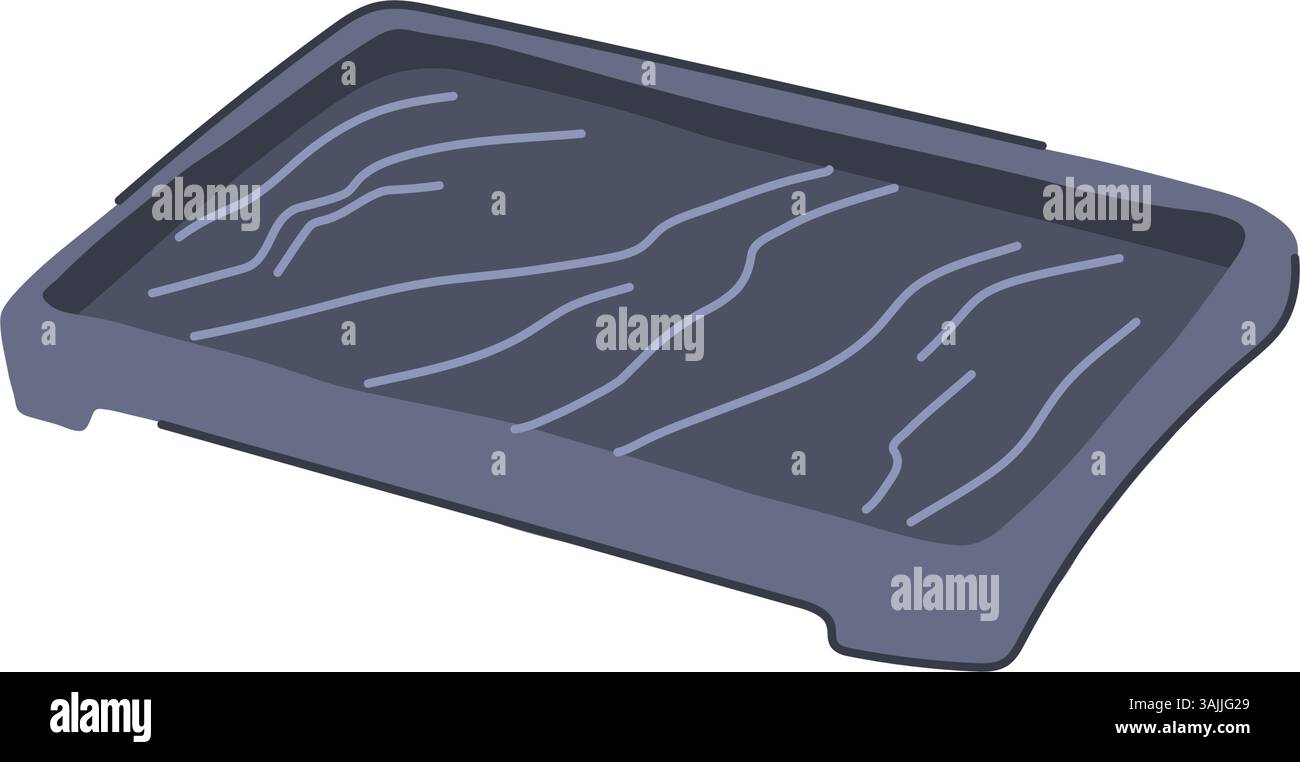 arrangement decorative tray cartoon vector illustration Stock Vector ...
