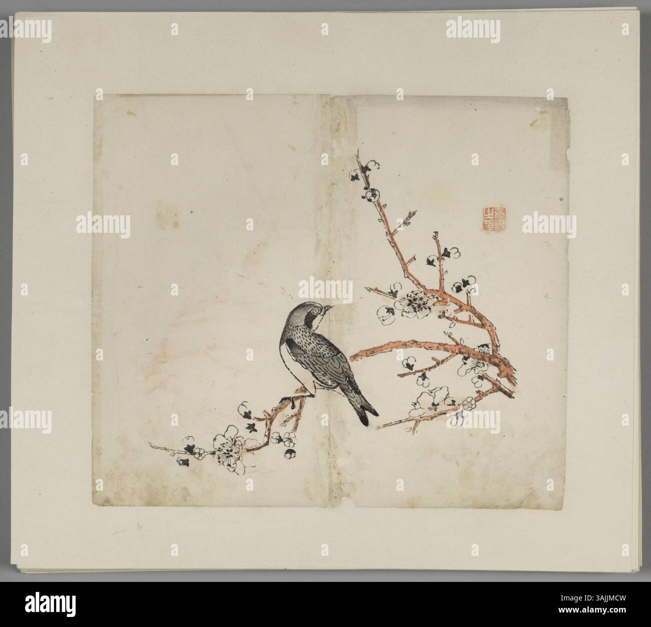 An individual copy of a Chinese print at The Palace Museum, showcasing ...