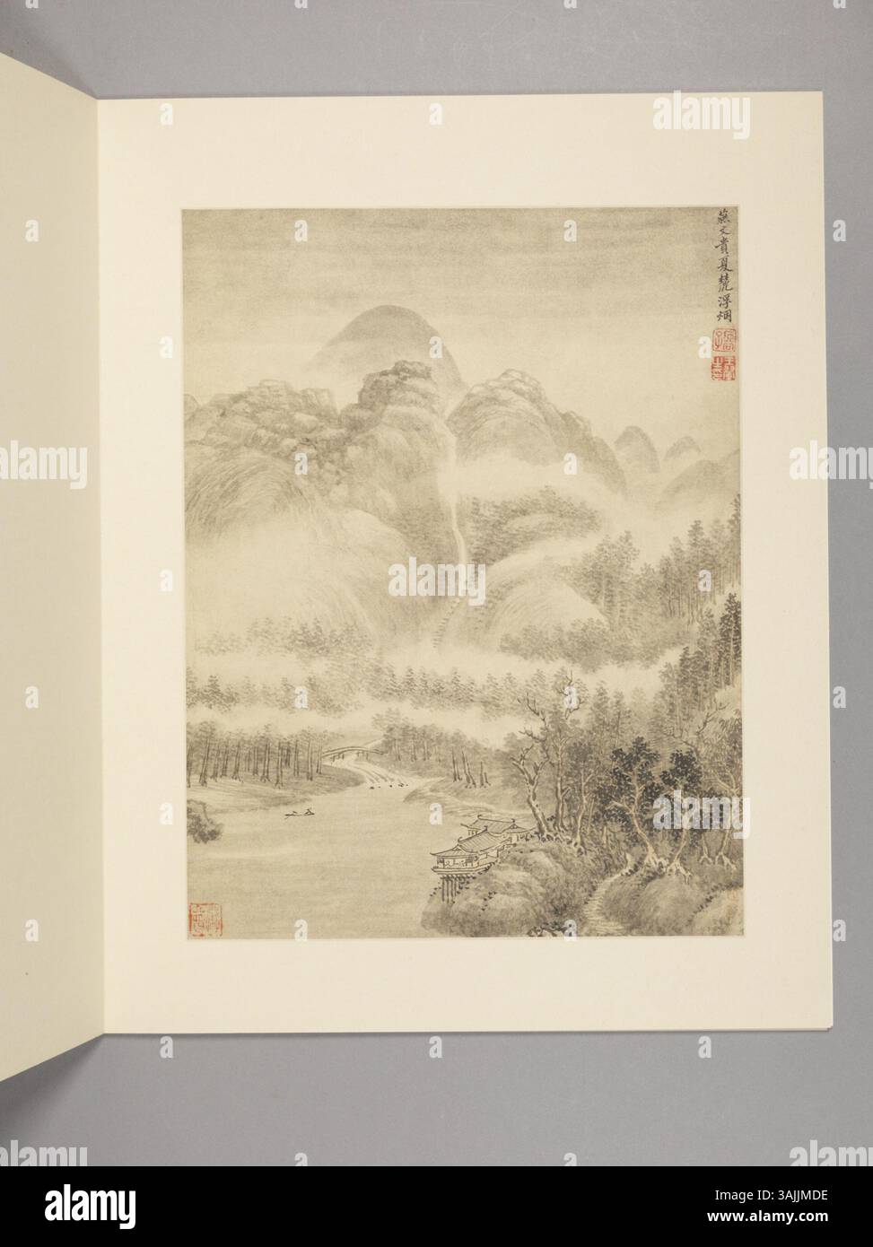This landscape by Wang Hui, located in The Palace Museum, is renowned ...