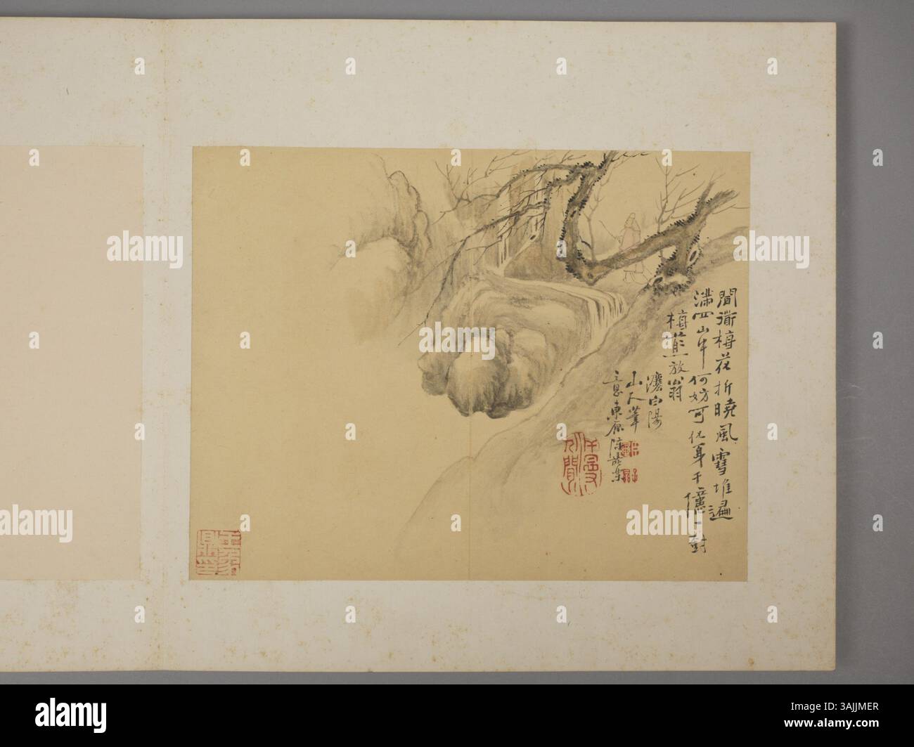 A fine example of traditional Chinese painting, this artwork captures ...