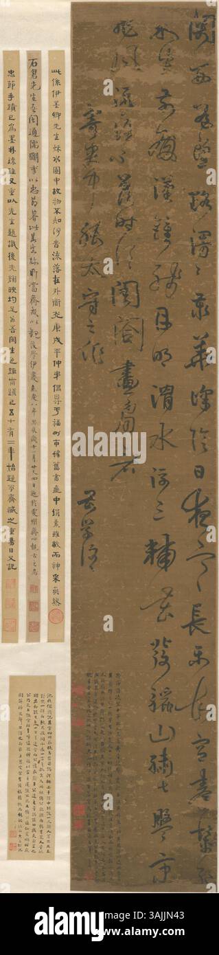 This traditional Chinese calligraphic work, housed in The Palace Museum ...