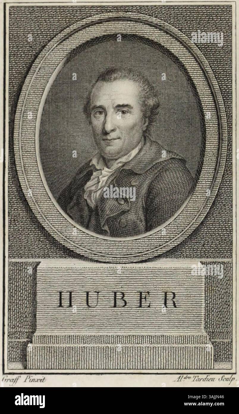 This engraving by Alexandre Tardieu depicts Michael Huber (1727-1804 ...