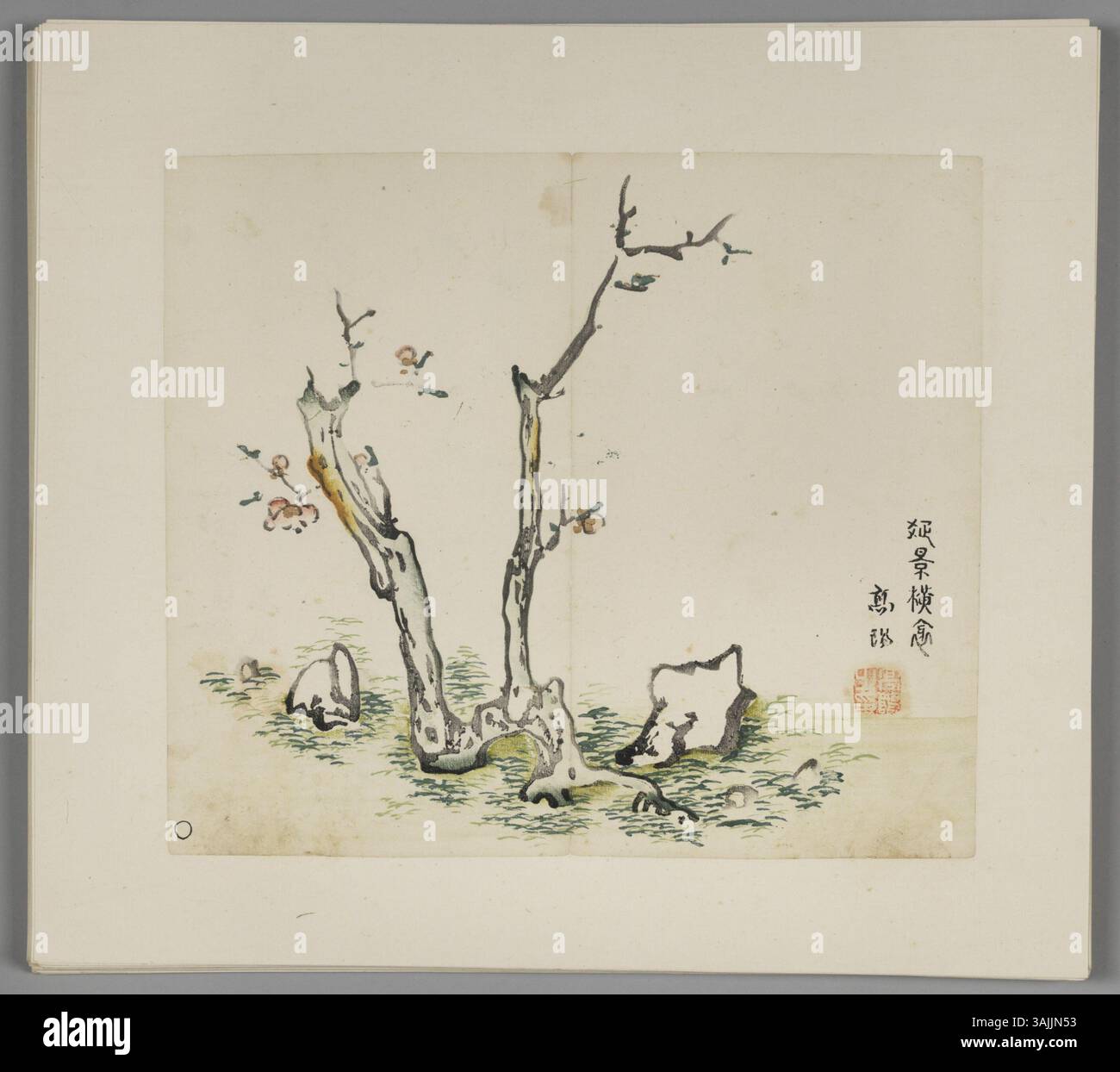 A Chinese print housed at The Palace Museum, reflecting traditional ...