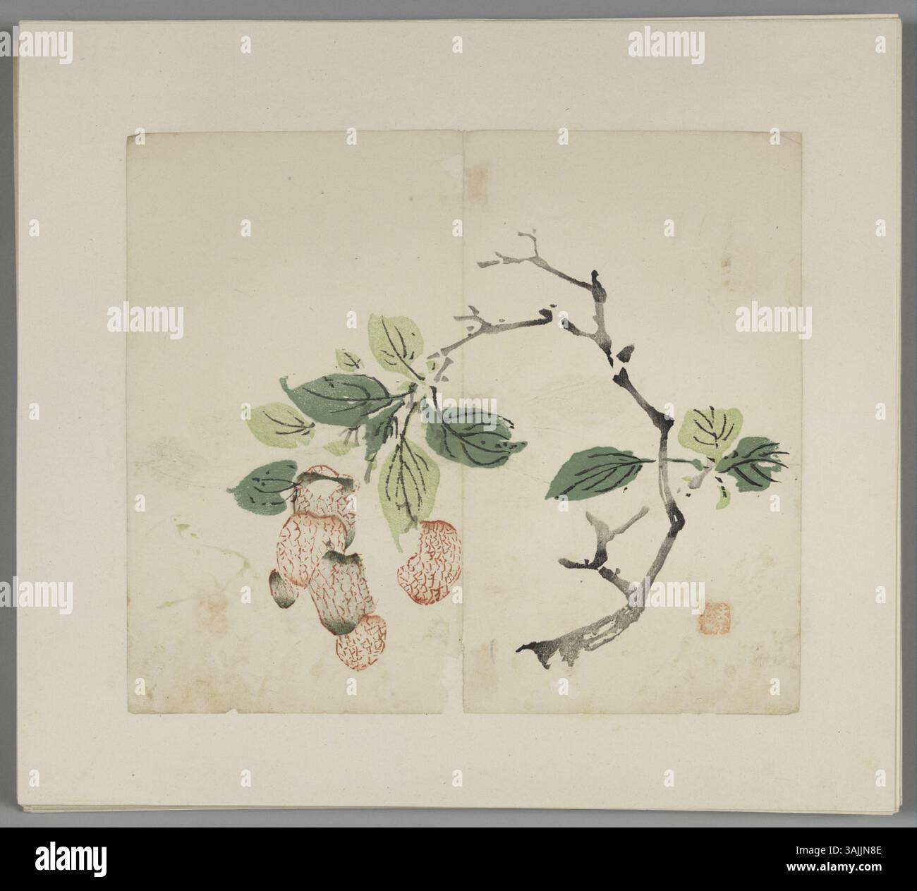 This Chinese print, housed in The Palace Museum, is an individual copy ...