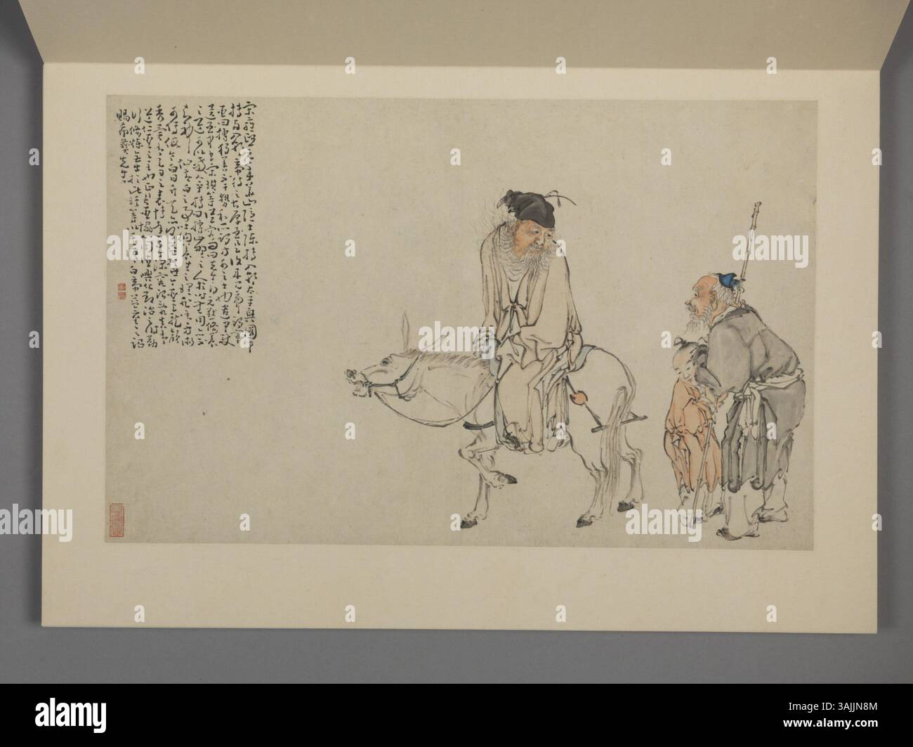 This Chinese painting by Huang Shen, created during the late Ming to ...