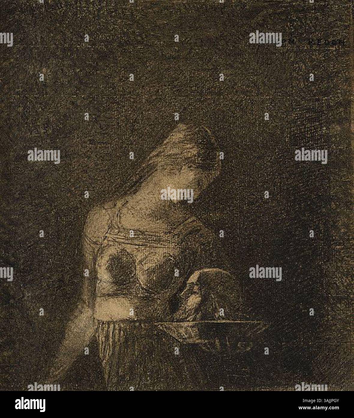 'Salomé with the Head of Saint John the Baptist' by Odilon Redon ...