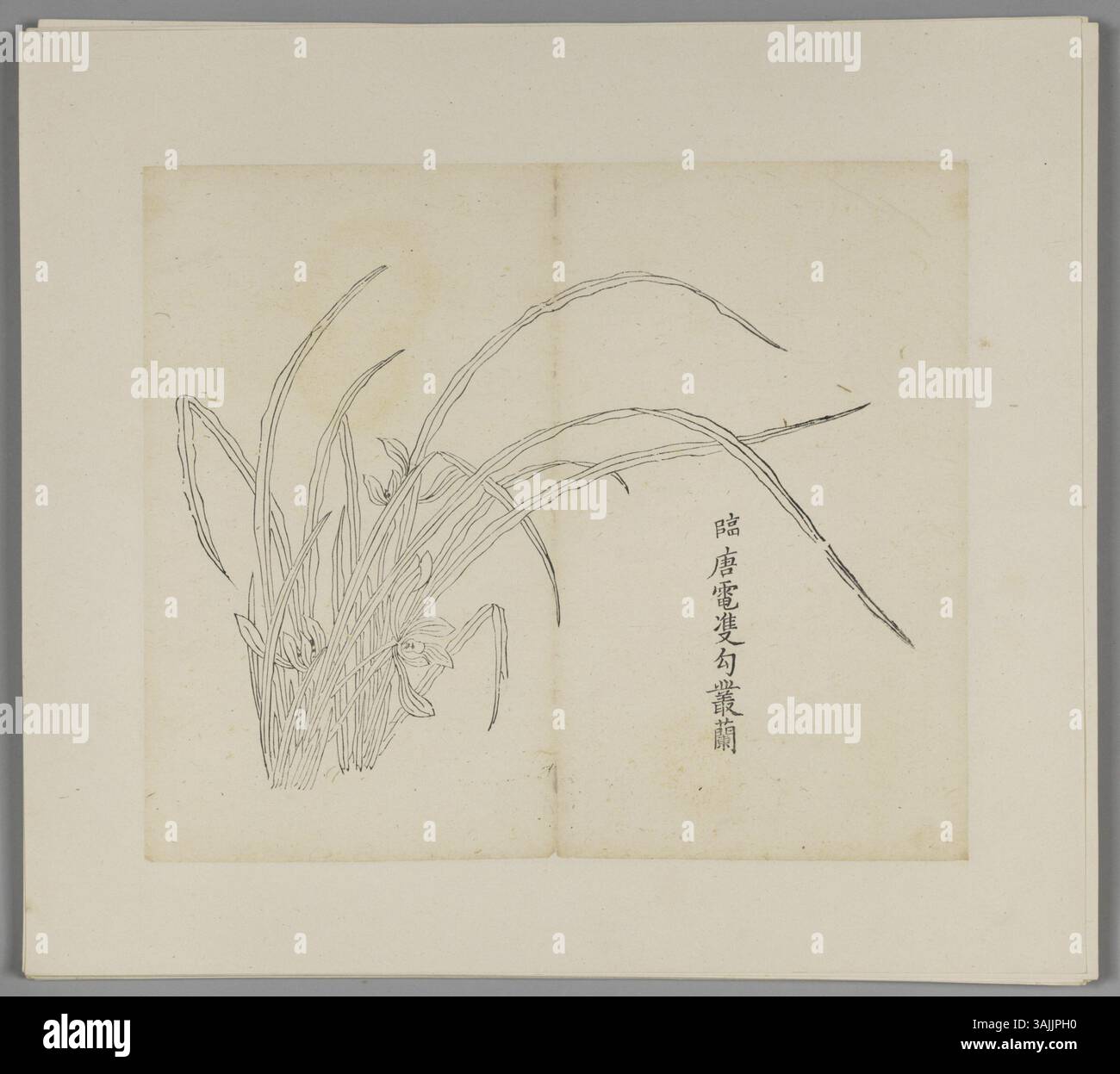 An individual Chinese print displayed at The Palace Museum, reflecting ...